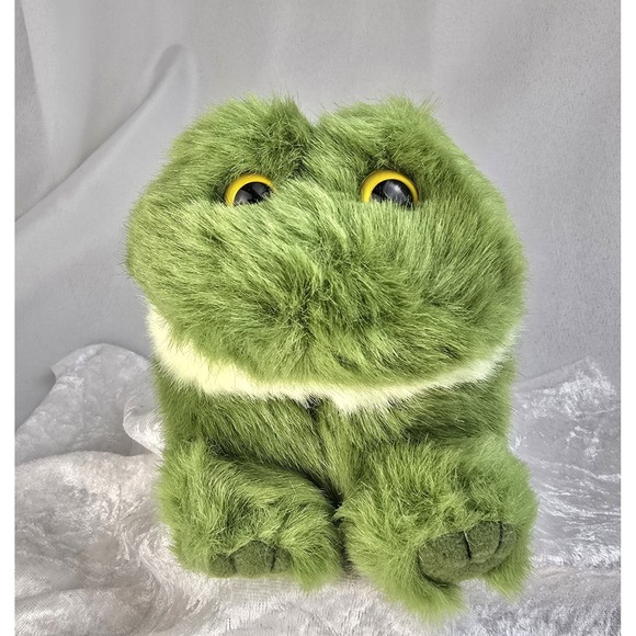 SWIBCO | Toys | Vintage Puffkins 994 Lily Green Frog 4 Plush Toy With ...